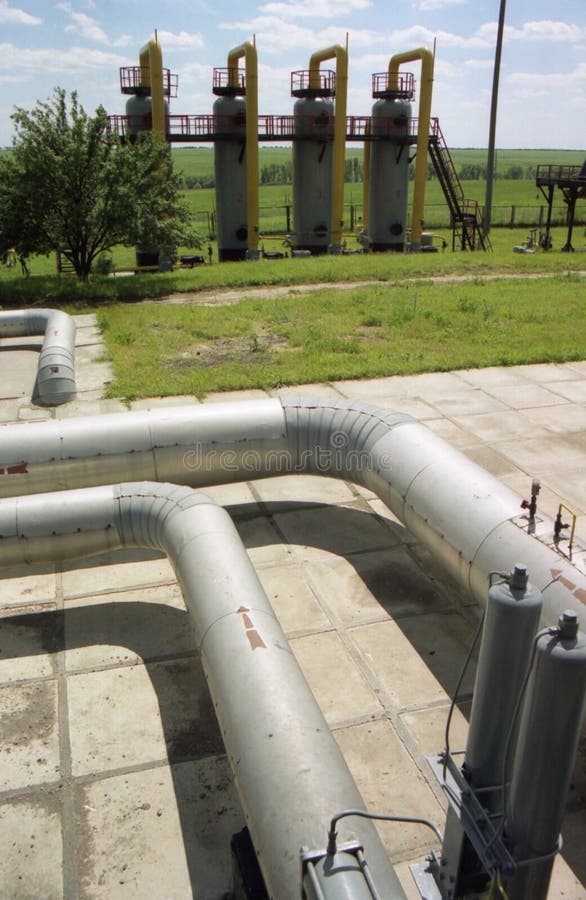 Gas Industry, Gas-extraction Stock Photo - Image of reduction ...
