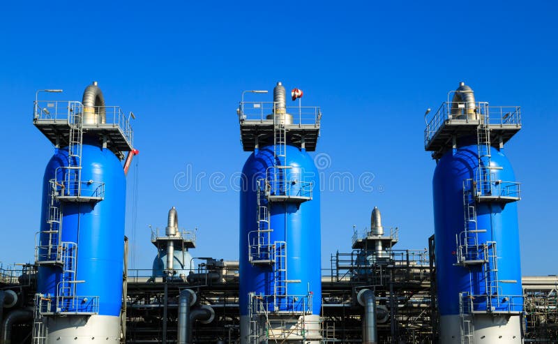 Gas industry stock photo. Image of industry, building - 44518556