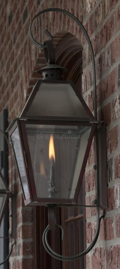 Gas Lamp stock image. Image of gaslight, porch, lamp - 12540889