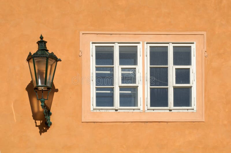 Gas-lamp and window stock image. Image of vintage, obsolete - 3528267