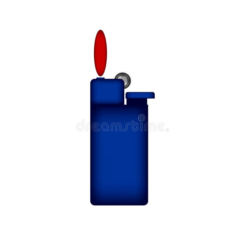 Lighter Icon Vector. Cigarette Lighter Illustration Sign. Fire Symbol ...
