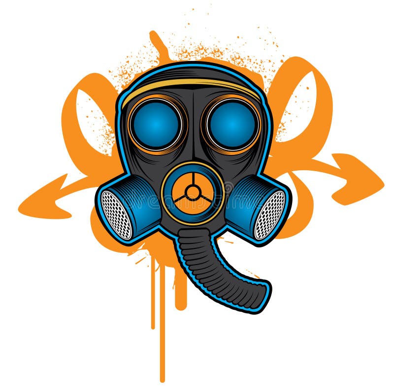 Gas mask stock vector. Illustration of mask, equipment - 11565579