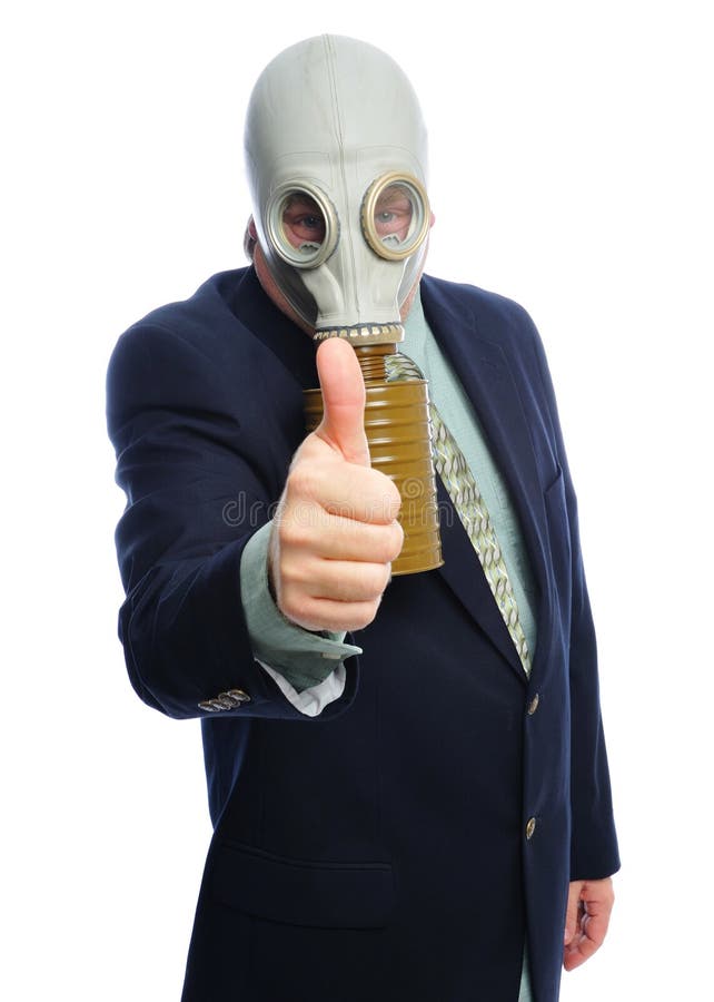 Some Clown Wearing a Gas Mask Stock Image - Image of clown, isolated ...