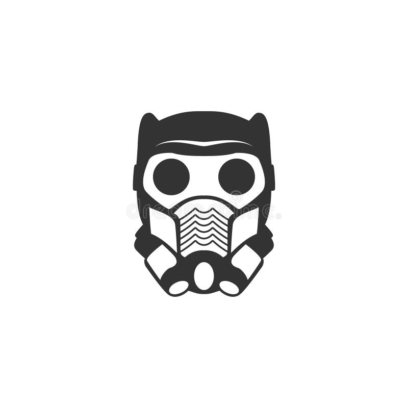 Gas Mask Icon in Simple Design. Vector Illustration Stock Vector ...