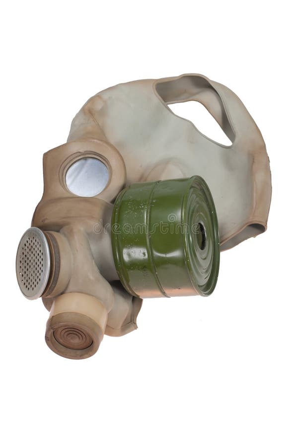 Gas Mask Isolated on White stock image. Image of white - 24080093