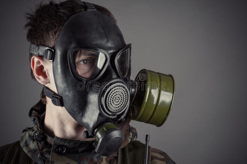 Gas mask stock photo. Image of isolated, chemical, apocalyptic - 36462886