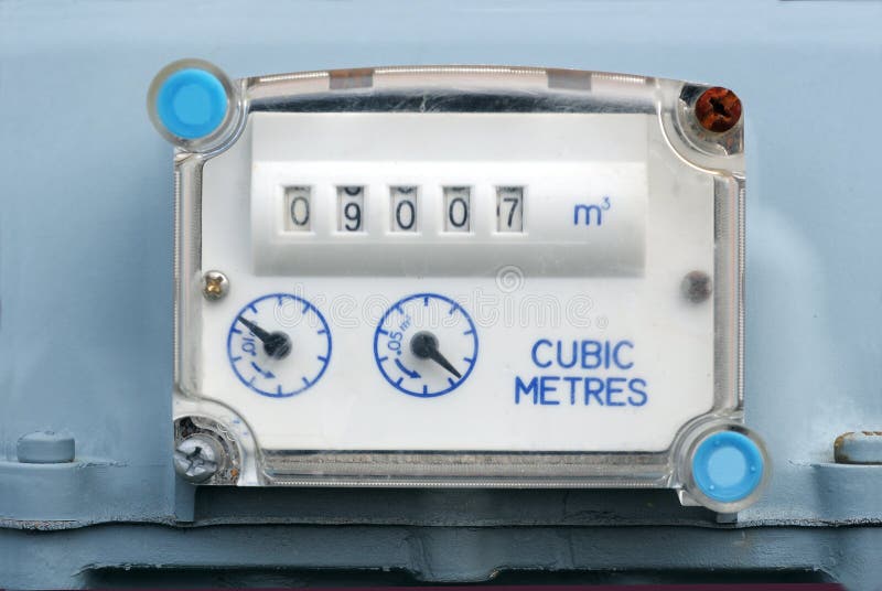 Natural gas meter stock image. Image of cooking, gauges - 16375655