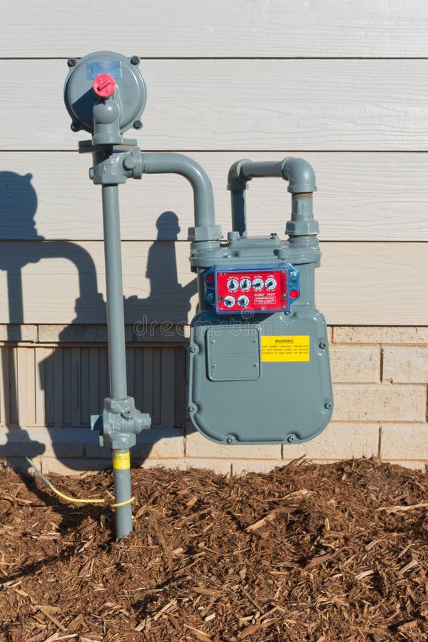 Residential Home Gas Meter stock photo. Image of energy - 57758750