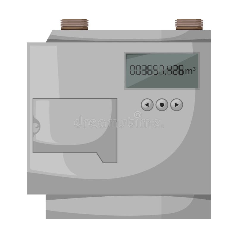 Gas Meter Vector Icon.Cartoon Vector Icon Isolated on White Background ... Gas Meter Vector Icon.Cartoon Vector Icon Isolated on White Background ...