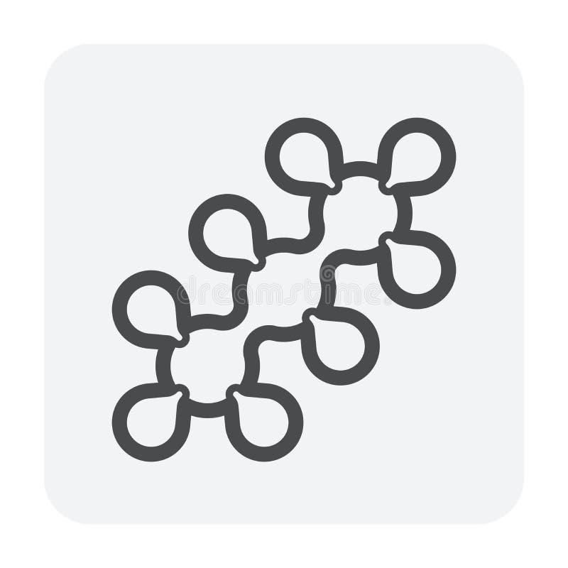 Gas molecule icon stock vector. Illustration of natural - 164757220