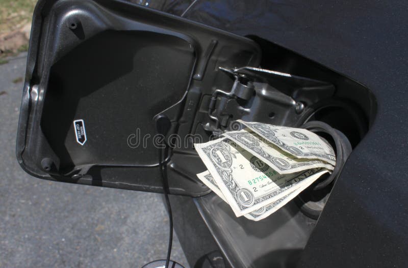 Gas money stock photo. Image of automobile, gasoline - 19238814