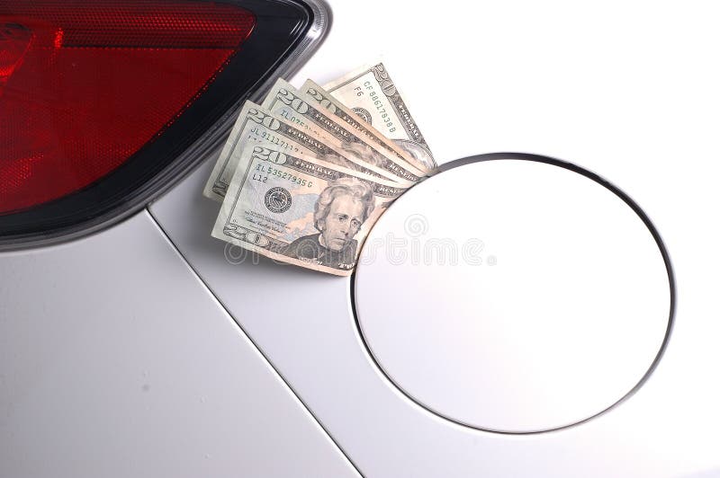 Gas money stock photo. Image of light, dollars, tank - 24157658