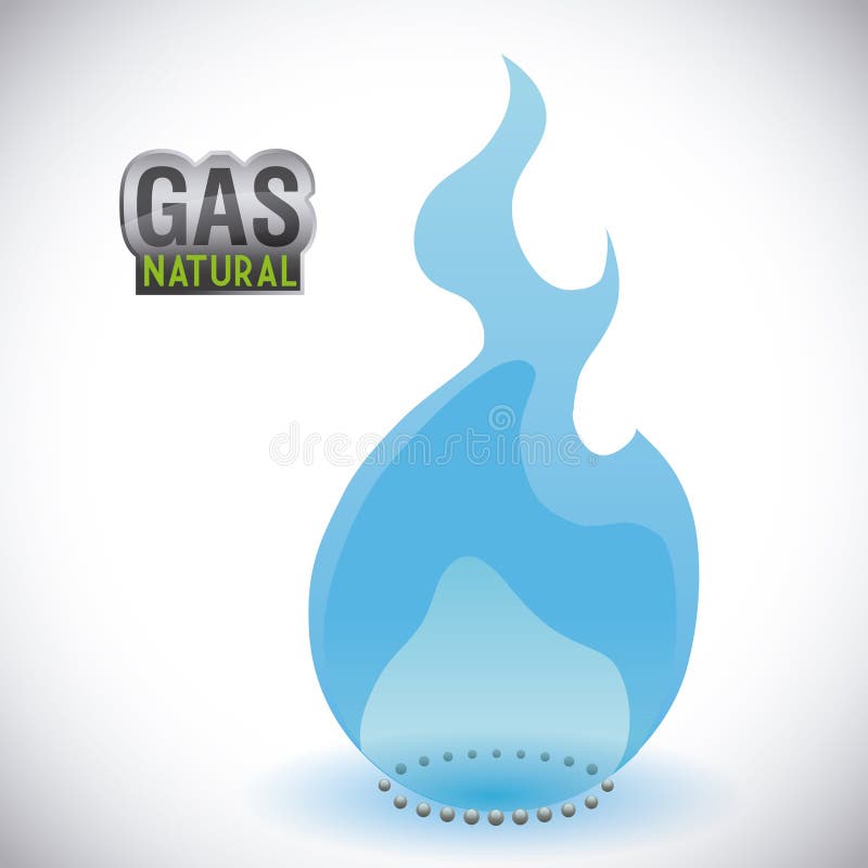 Gas natural design stock vector. Illustration of blue - 45065634