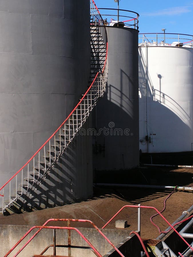 Fuel Storage Depot. stock image. Image of supply, wheel - 904019