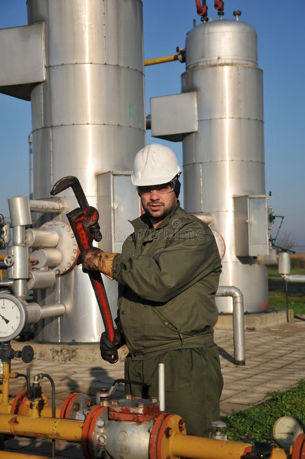 Gas operator stock photo. Image of greenhouse, person - 18874870