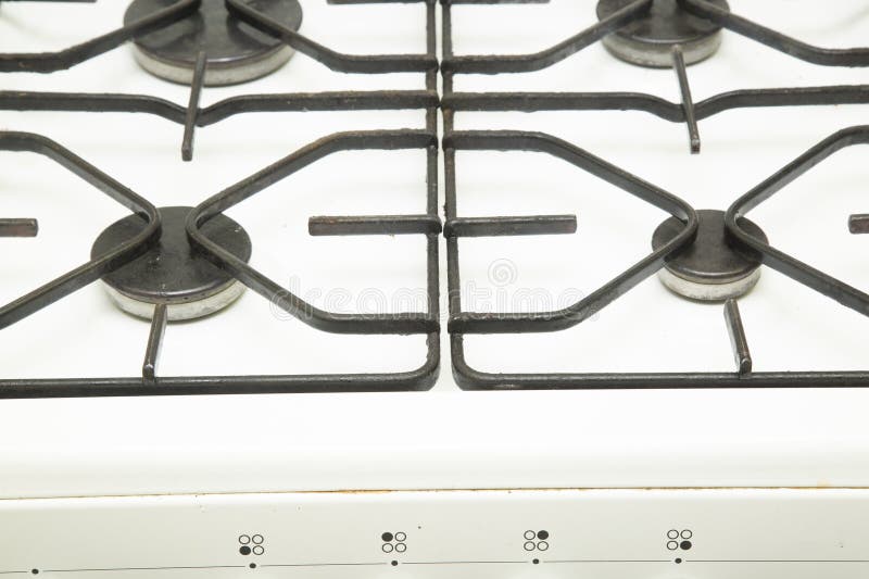 Gas Panel for Home. Using a Gas Stove at Home Stock Photo - Image of ...