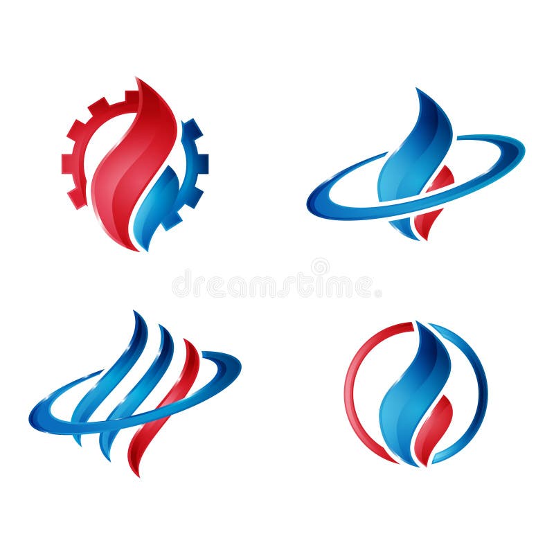 Oil and Gas Energy Concept Logo Stock Vector - Illustration of artwork ...