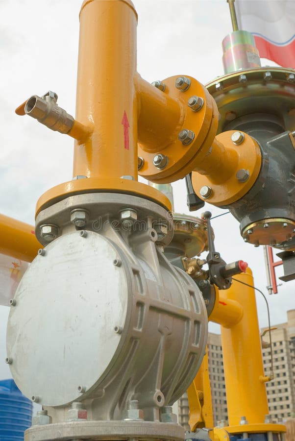Gas pipe stock image. Image of instrument, pipeline, gear - 14767379