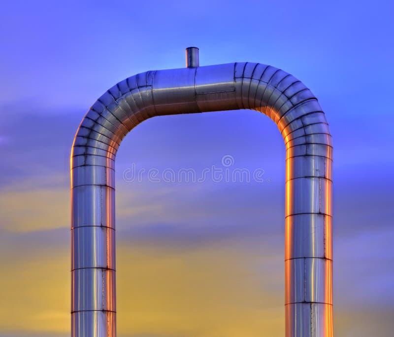 Gas pipe stock photo. Image of factory, equipment, container - 6668554