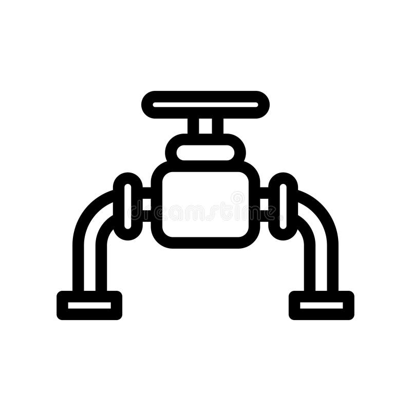 Gas Pipe Icon Illustration Vector Graphic Stock Vector - Illustration ...