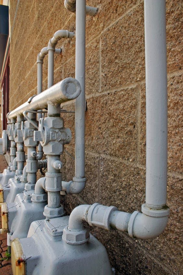 Pipe To Connect the Groundwater Supply Pump. Artesian Well. Ground ...