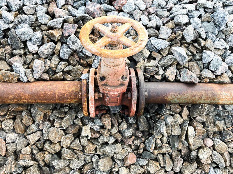 Gas Pipe with a Valve for Regulating the Supply of Energy Resources ...