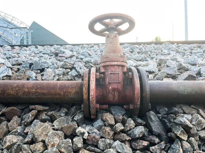 Gas Pipe with a Valve for Regulating the Supply of Energy Resources ...