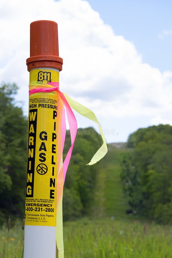 Pipeline Marker stock image. Image of pipeline, lawn, fuel - 3831655