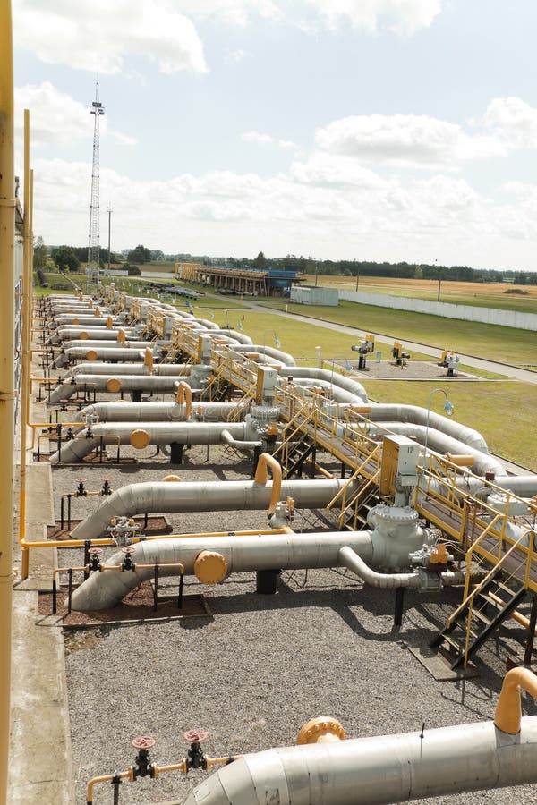 Gas pipes stock image. Image of petroleum, industrial - 29144621