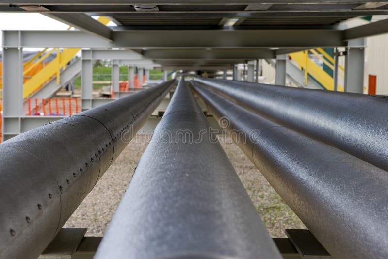 Gas Piping stock image. Image of linear, industrial, hose - 11989303