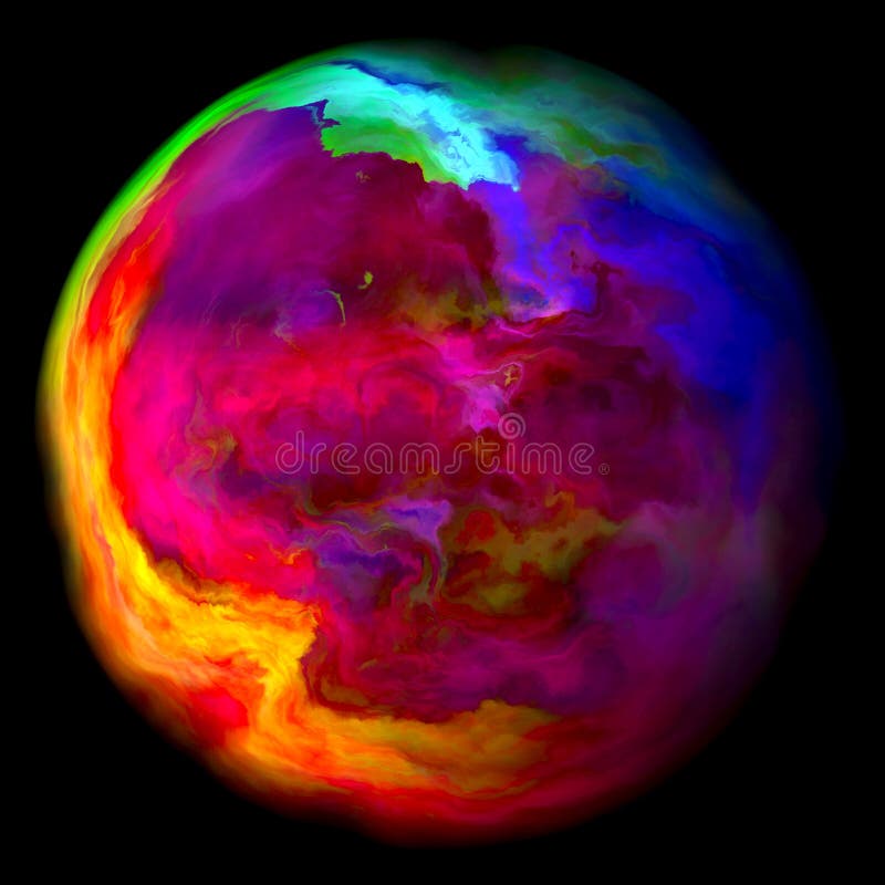 Gas planet stock illustration. Illustration of cosmic - 62490795