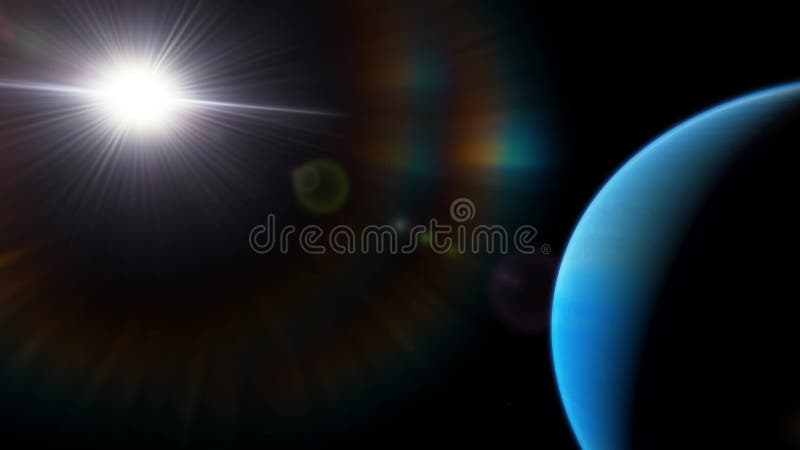 Gas Planet Neptune on Space Background, 3D Rendering Animation. Ice Gas ... Gas Planet Neptune on Space Background, 3D Rendering Animation. Ice Gas ...