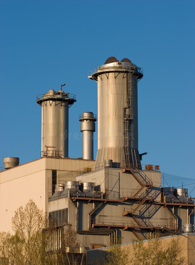 Gas plant stock image. Image of construction, fossile - 4649887