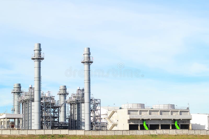 Gas power plant stock image. Image of plant, technology - 31467633