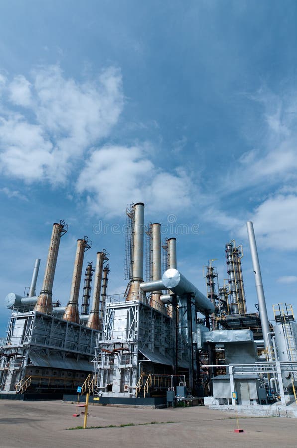 Gas-processing industry stock photo. Image of aluminum - 10747802