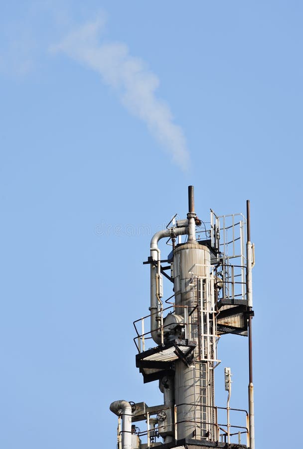 Gas processing factory stock photo. Image of environmental - 20672096