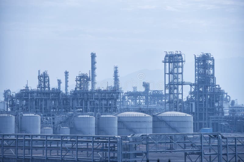 Gas processing factory stock photo. Image of pipe, landscape - 36306256