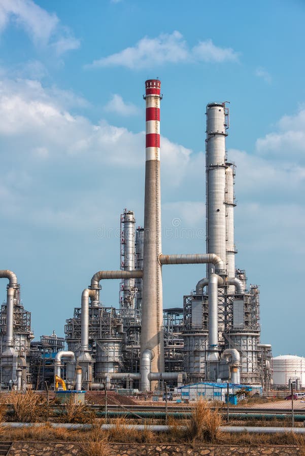 Gas processing factory stock photo. Image of manufacture - 67591200