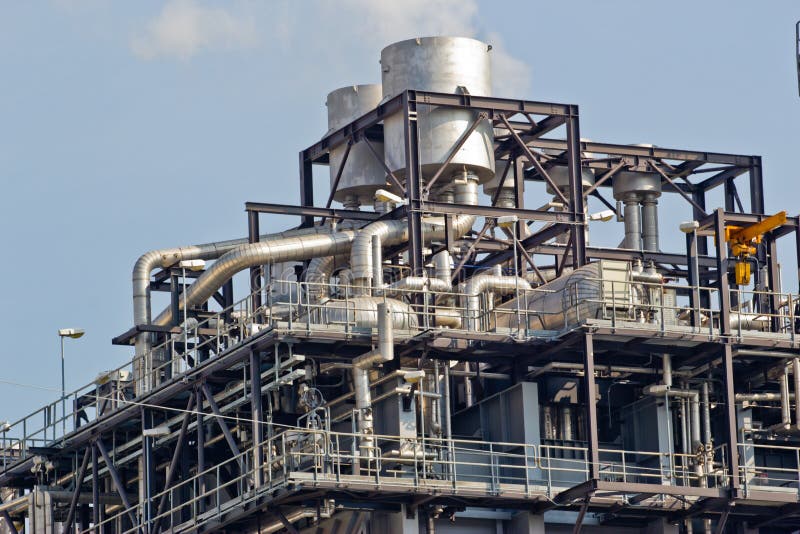 Gas processing factory stock photo. Image of production - 36145414