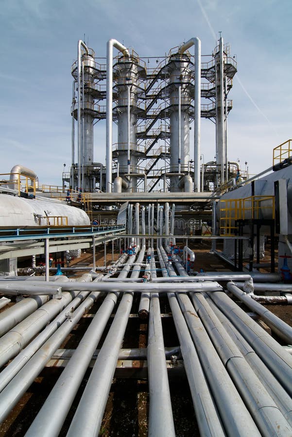 Gas-processing industry stock image. Image of power, natural - 10747223