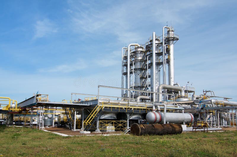 Gas-processing industry stock image. Image of business - 10747593