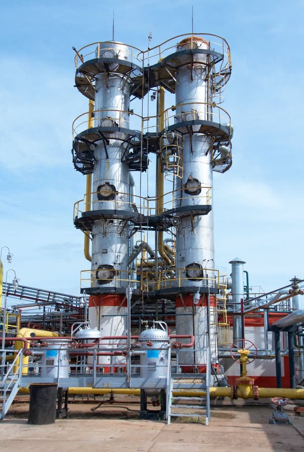 Gas-processing industry stock photo. Image of aluminum - 10747802