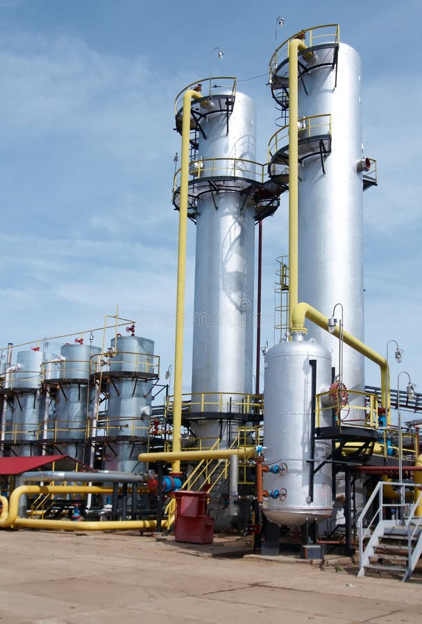 Gas-processing industry stock image. Image of power, natural - 10747223