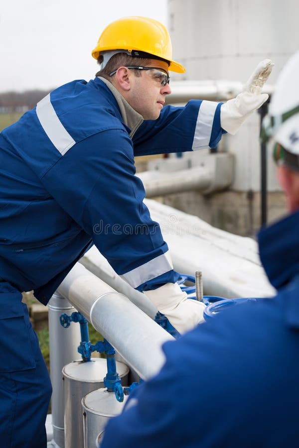Gas Production Operator stock photo. Image of environment - 49066840