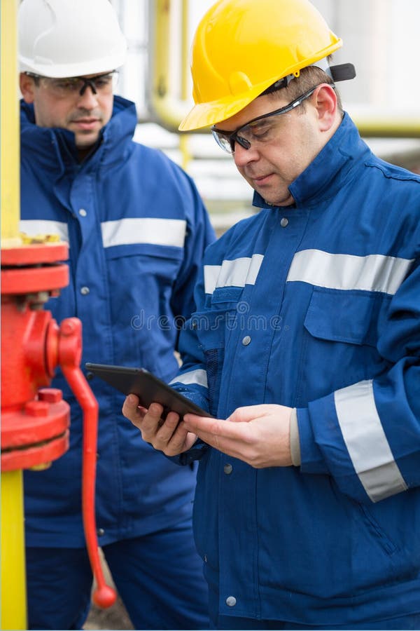 Gas Production Operator stock image. Image of production - 49177513