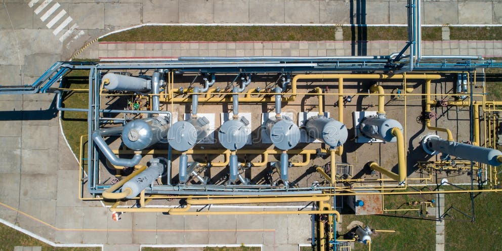 Gas production rigs stock photo. Image of heat, environmental - 300247214