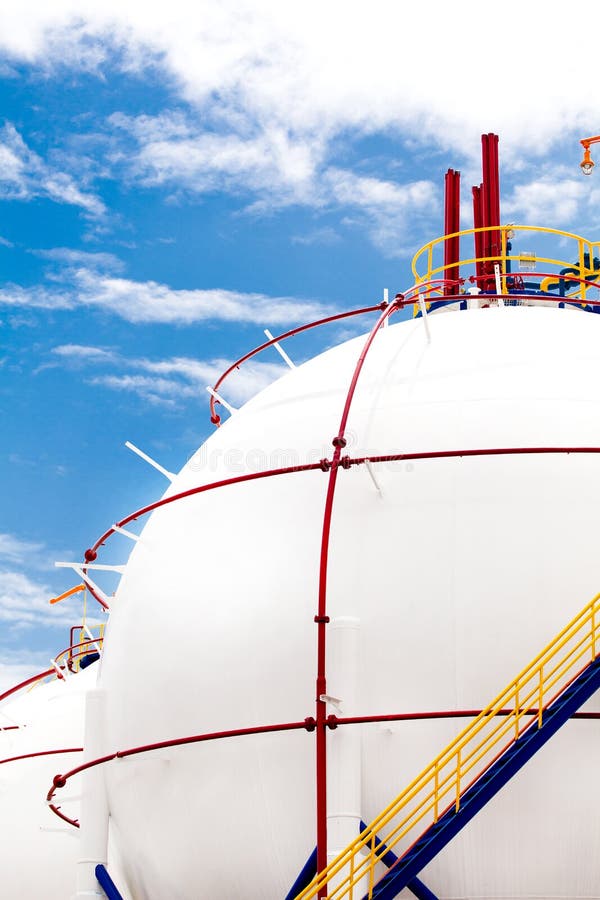 Gas Propane-butane tank stock image. Image of house, high - 51291799