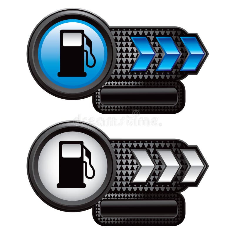 Gas Pump on Green Vertical Wave Background Stock Vector - Illustration ...