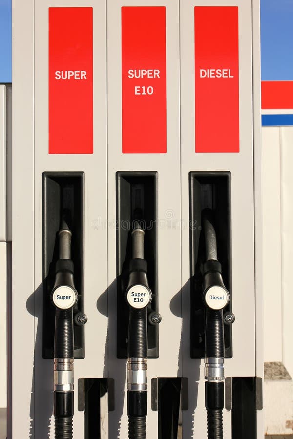 Old German Gas Pump with DM Prices Stock Photo - Image of nostalgic ...