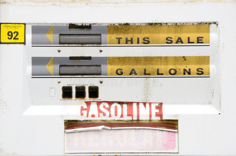 Gas Pump Panel stock photo. Image of gasoline, energy - 35824434